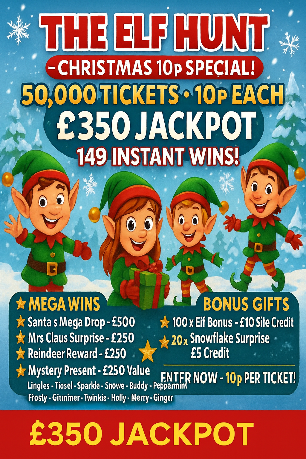🎅 THE ELF HUNT – CHRISTMAS 10p SPECIAL! 🎅 - Cumbria Jewellery cash ...